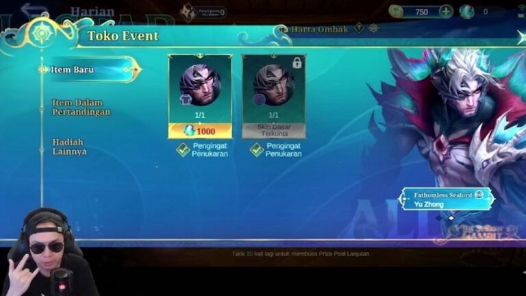 Event Allstar MLBB Tiba! Gacha Skin Yu Zhong, Hingga Diamond! - Gimenvo